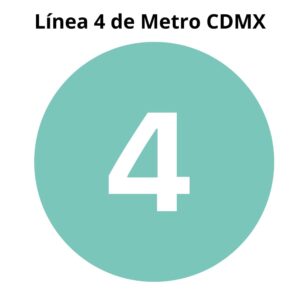 Línea 4 Metro CDMX de la Ciudad de México - Metro CDMX