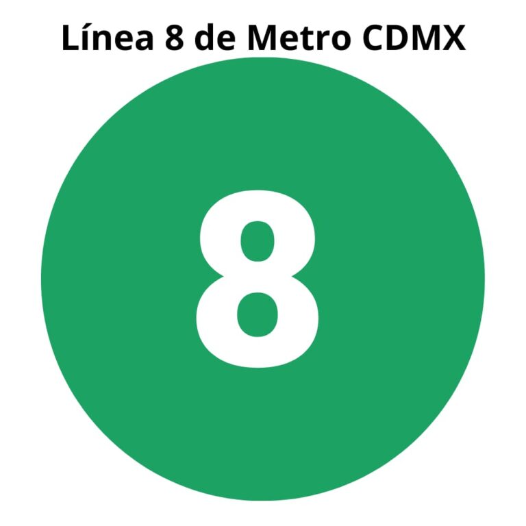 Línea 8 del Metro CDMX de la Ciudad de México 🚆 Metro CDMX