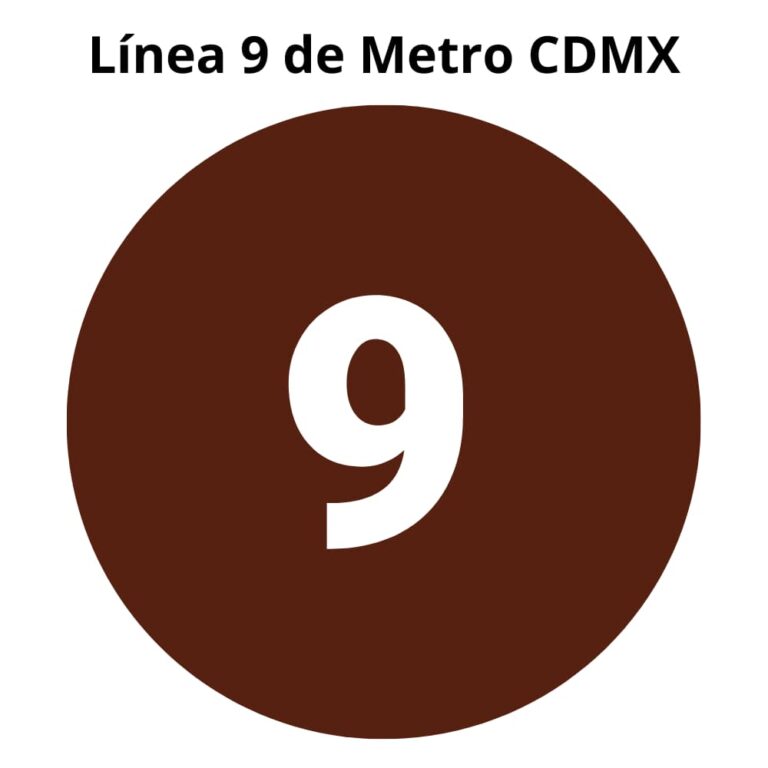 Línea 9 Metro CDMX de la Ciudad de México 🚆 Metro CDMX