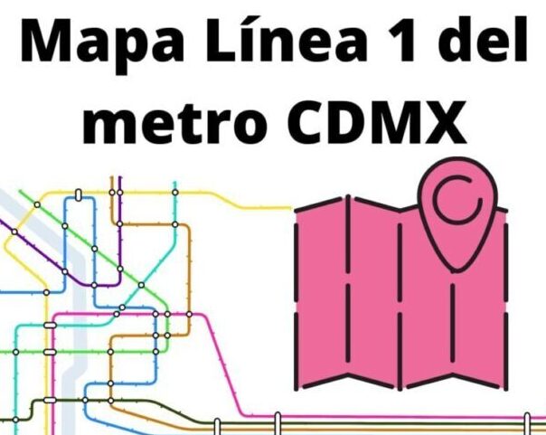 Mapa Línea 1 del metro ciudad de México - Metro CDMX Descarga plano